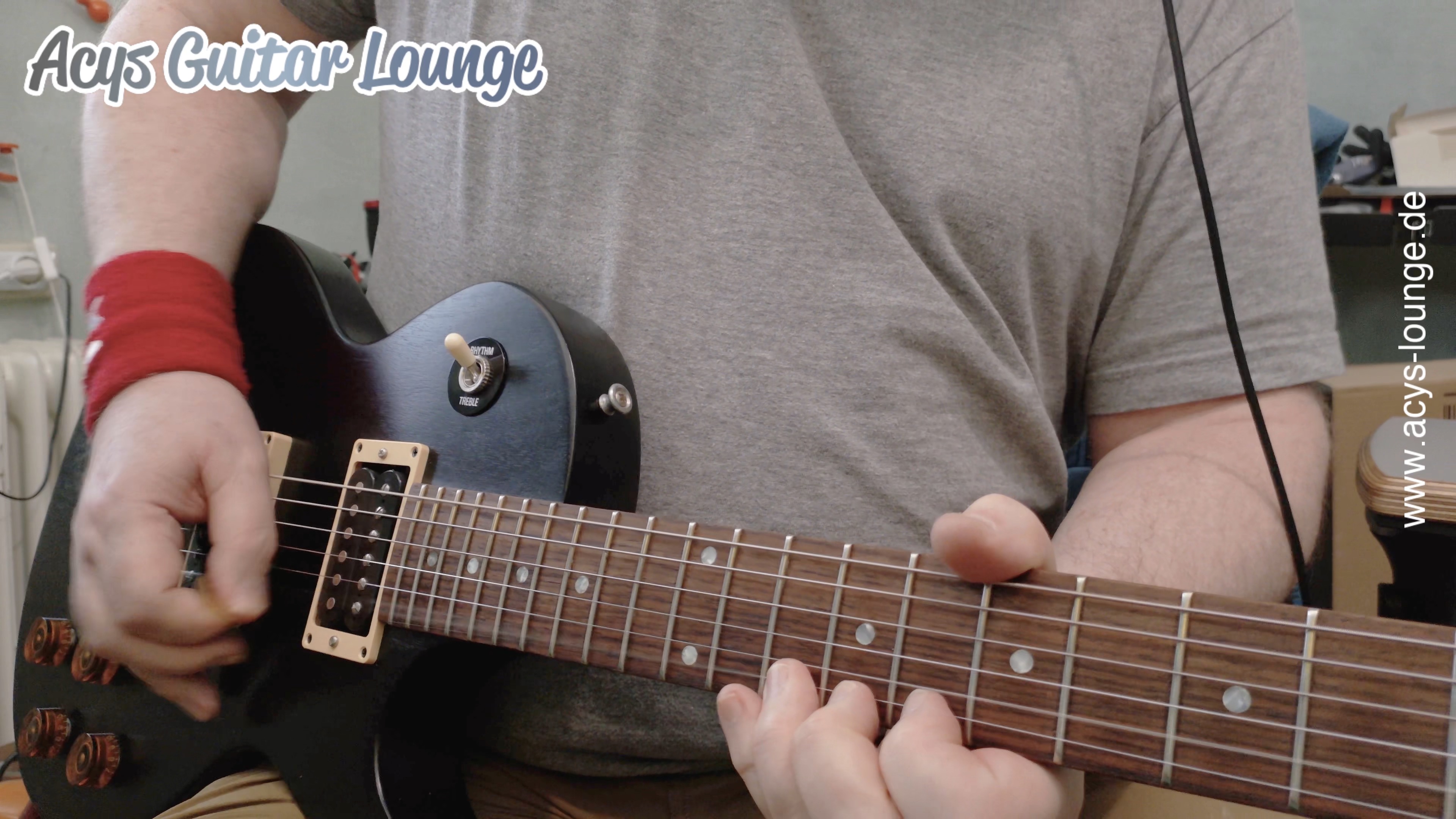 Gibson Les Paul worn black 2004 NOS 02 - Acys Guitar Lounge und Häussel Pickups